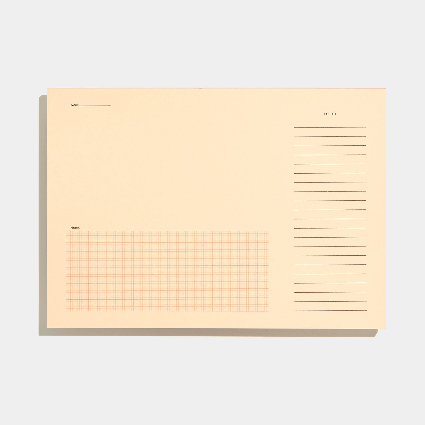Desktop Notepad — Pale Salmon – Before Breakfast